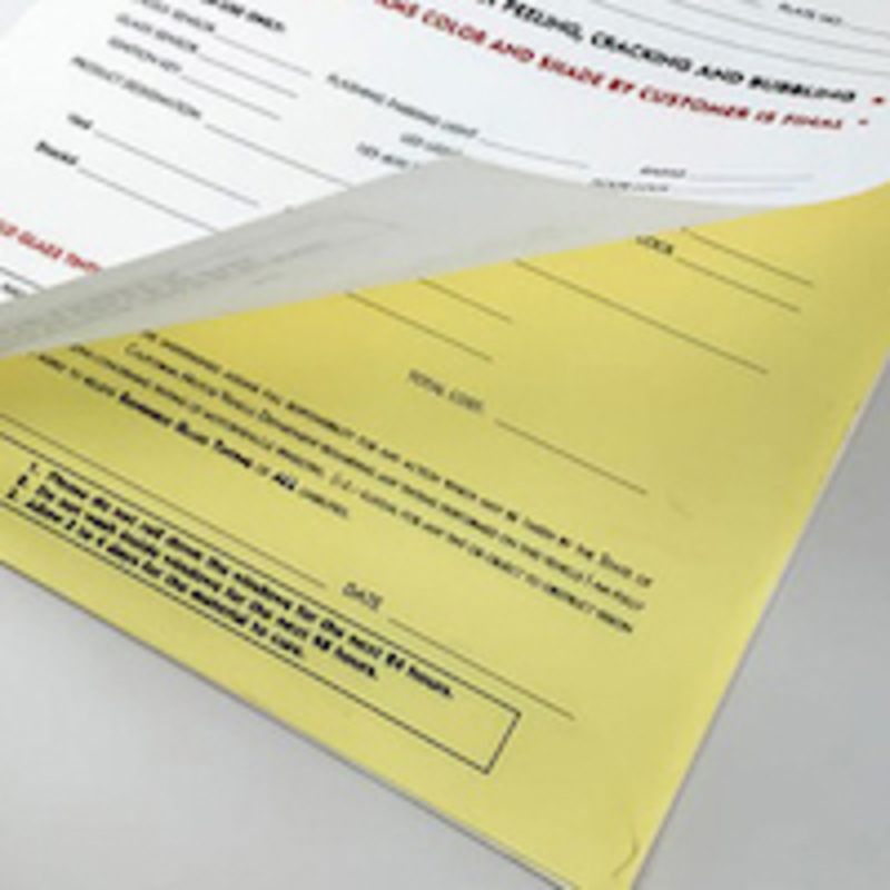 2-Part NCR Forms Printing | Custom Carbonless Forms | IMAGE ZONE