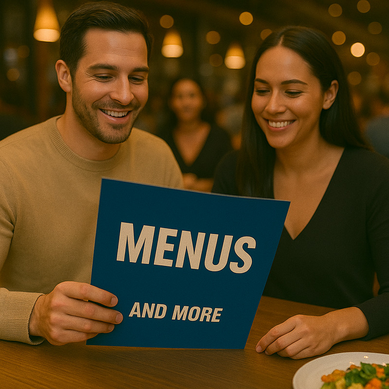 Custom Menus – Restaurant and Bar Menus | IMAGE ZONE