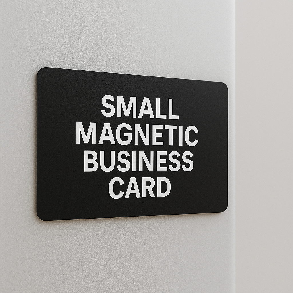 Small Magnetic Business Cards | Stick-On Promo Cards | IMAGE ZONE