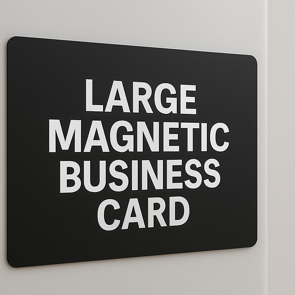 Large Magnetic Business Cards | High-Impact Custom Magnets | IMAGE ZONE